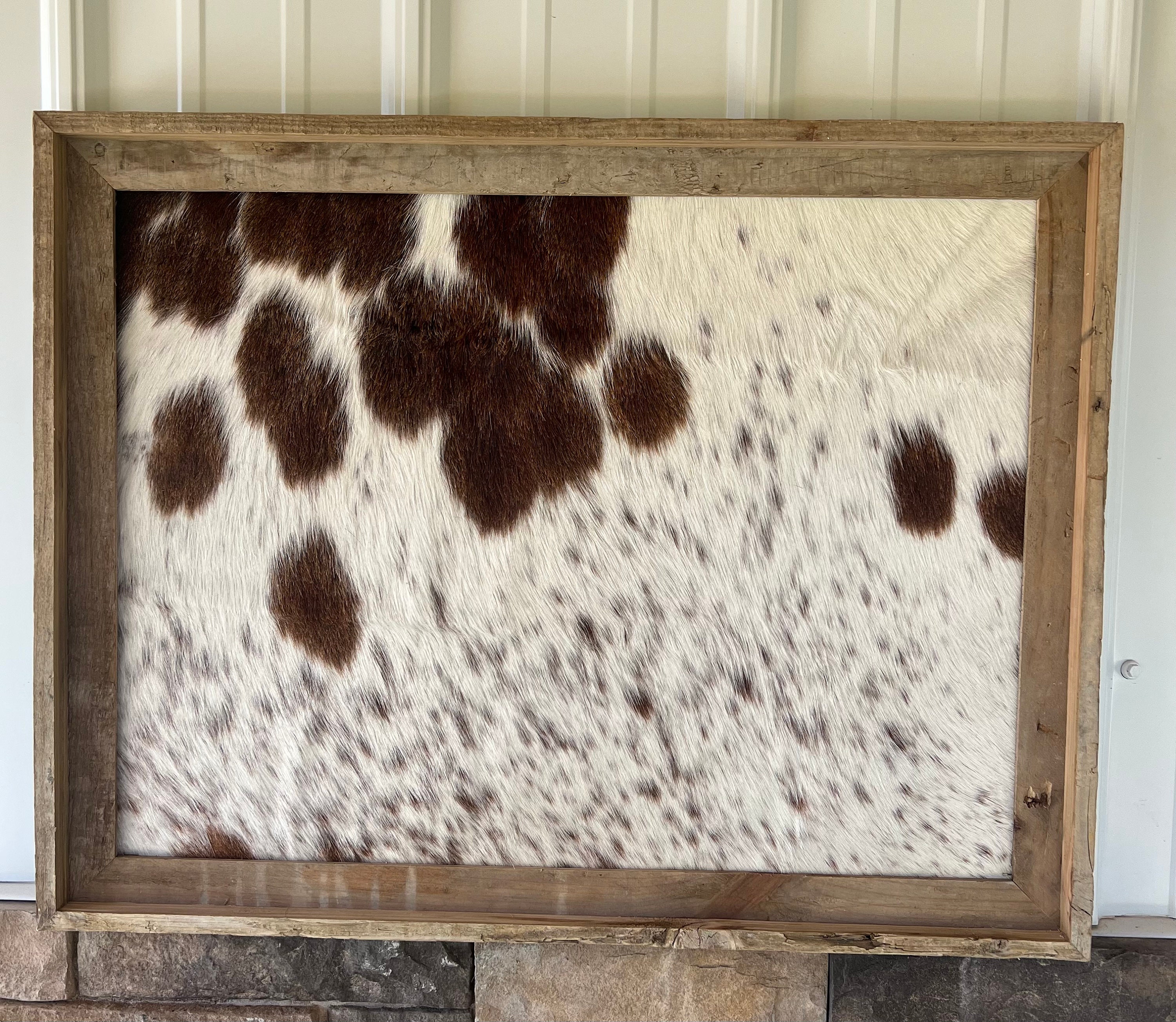 Branding Frame Cowhide Picture Frame Rustic Western Unique Farmhouse ...