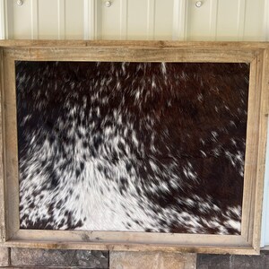 Branding Frame Cowhide Picture Frame Rustic Western Unique Farmhouse ...
