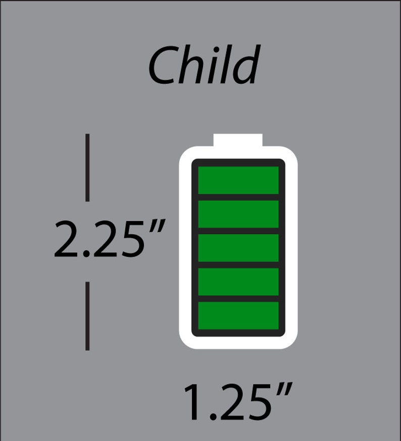 Battery Family Decals Stickers for Car Inside/outside Use in Vinyl W ...