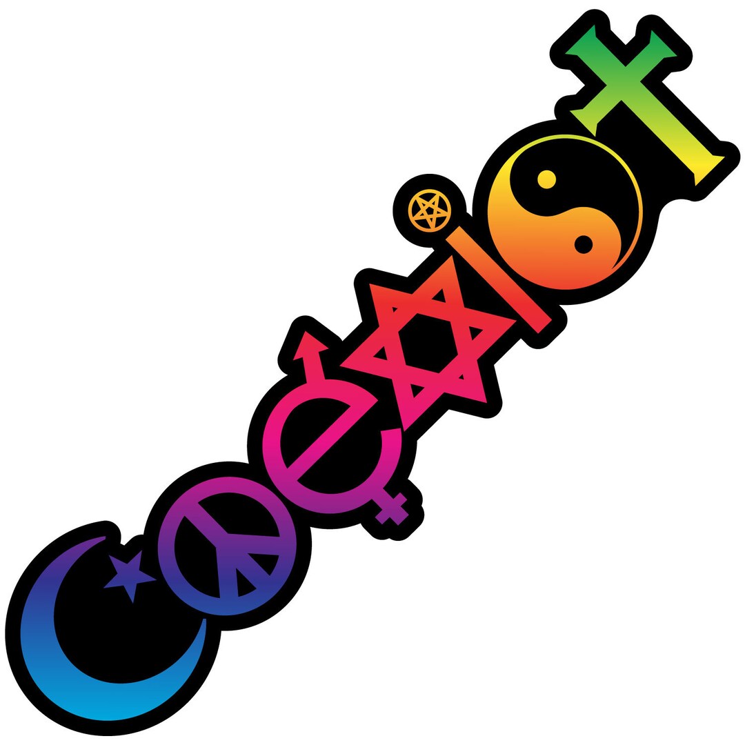 Coexist Sticker Decal in Vinyl W/protective Laminate in Tasteful ...