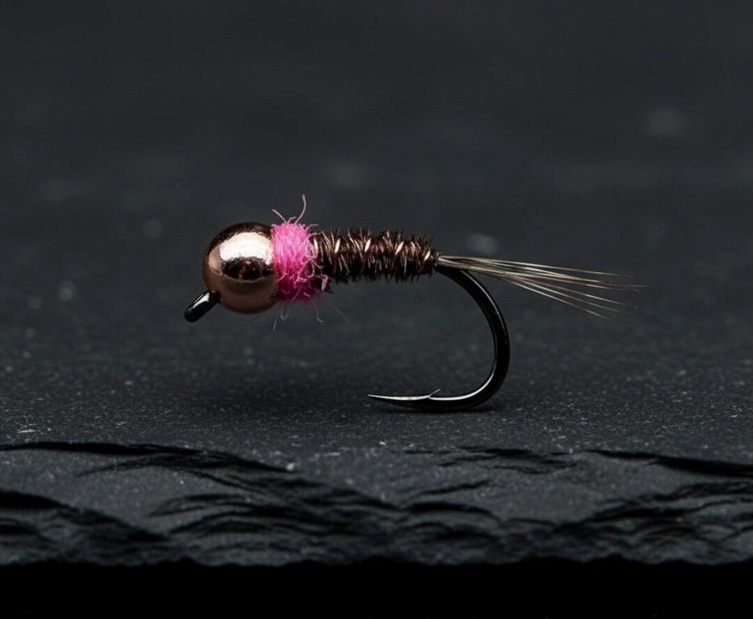 Rosy Ember Nymph | Copper Bead Euro Fly | Hand-tied Tactical Trout ...