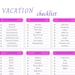 Vacation & Pre-vacation Checklist - Etsy