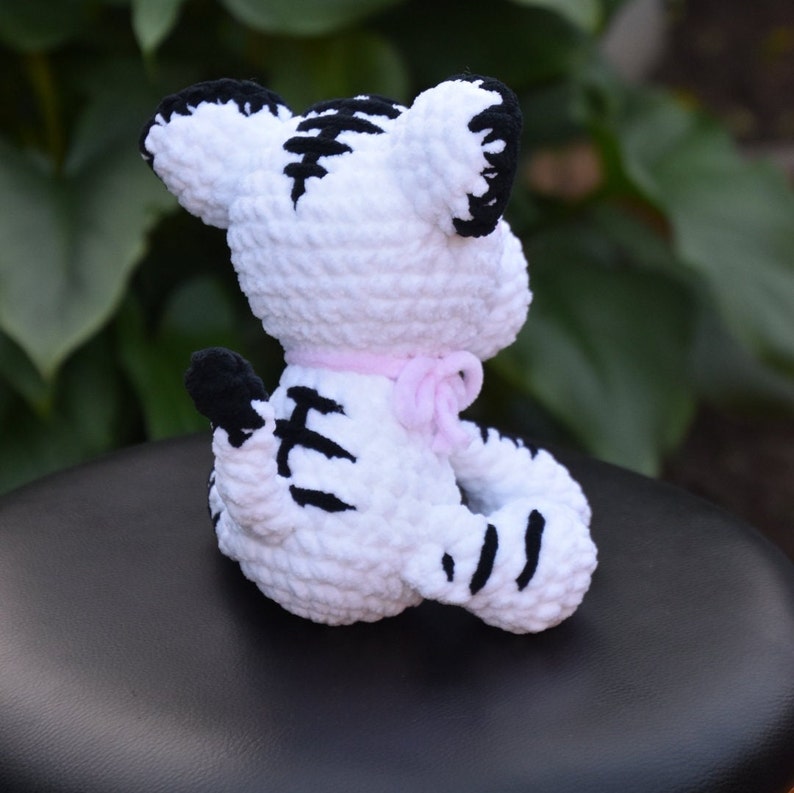 White Tiger Amigurumi Crochet PATTERN - PDF Downloadable - Etsy