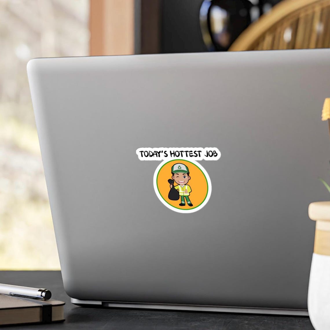 Garbage Man Sticker for Tumbler, Garbage Trump Sticker for Laptop ...