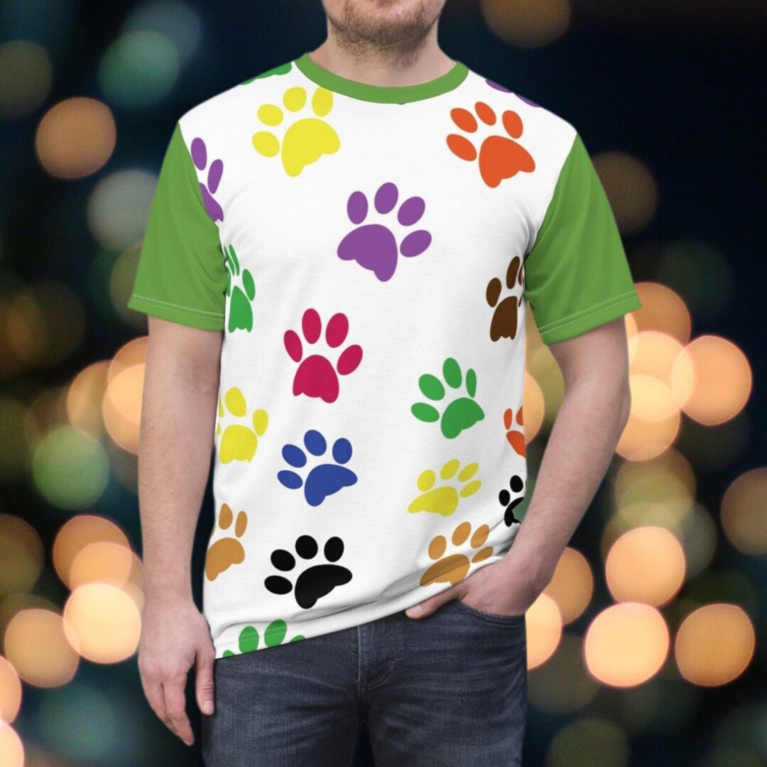 Paw Print Shirt, Dog Print Tshirt, Dog Lover Gift - Etsy