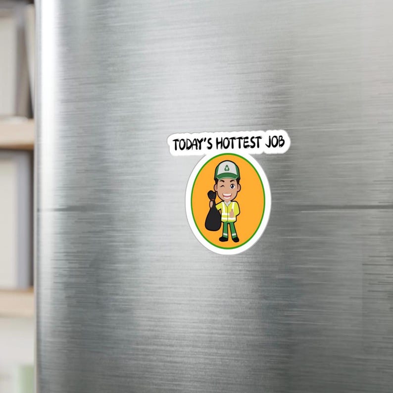 Garbage Man Sticker for Tumbler, Garbage Trump Sticker for Laptop ...