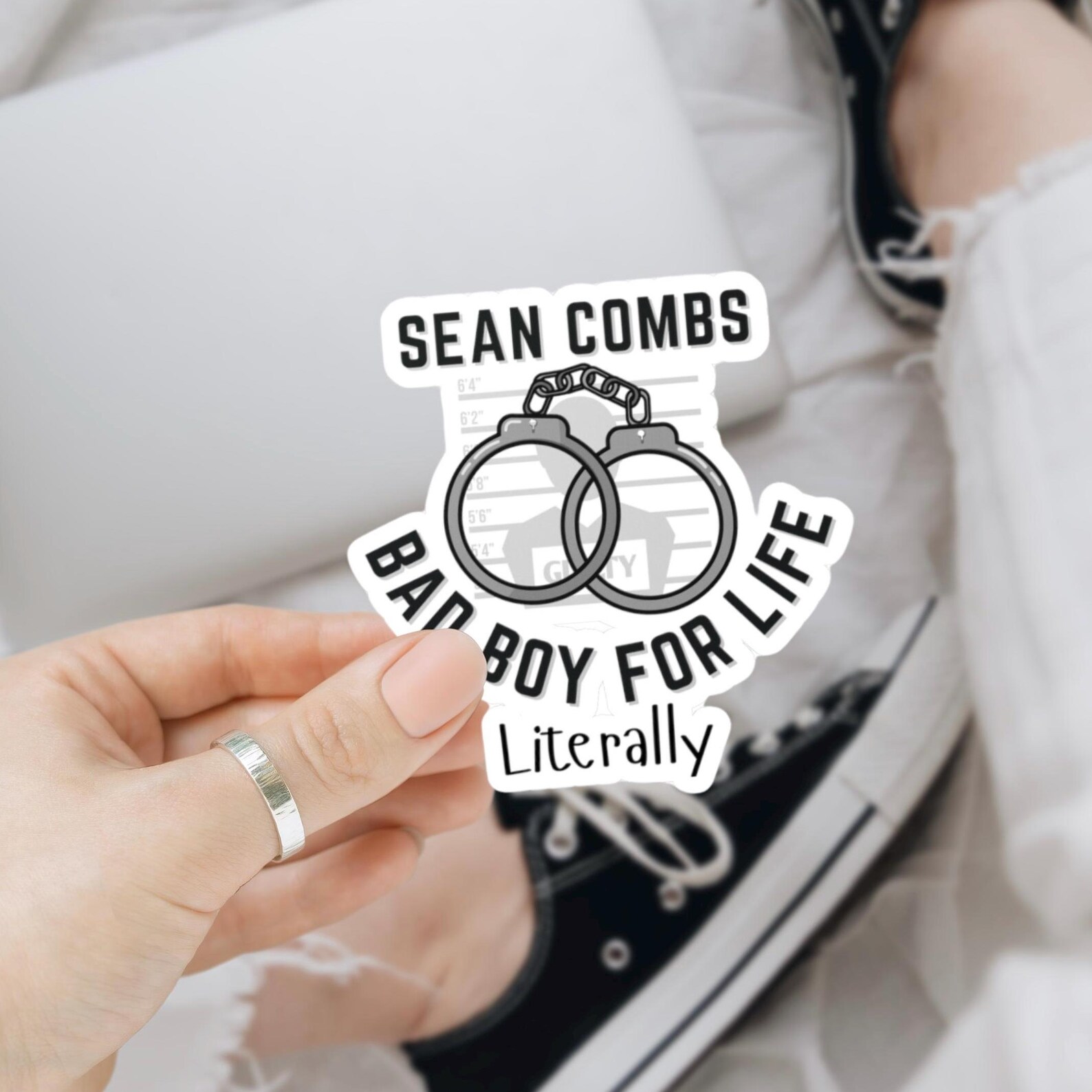 Sean Combs Vinyl Decal Sticker for Tumbler, P Diddy Sticker for Laptop ...