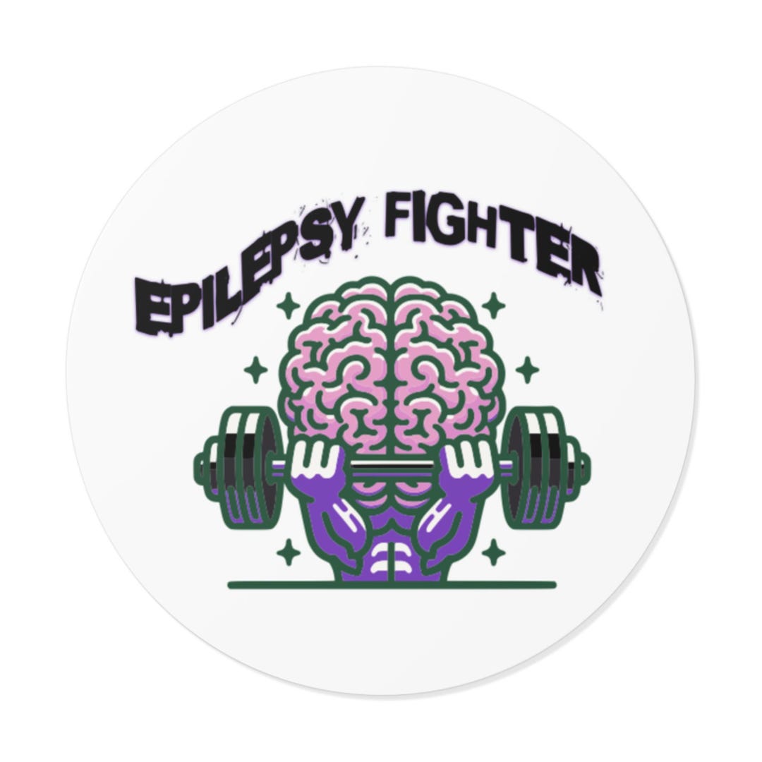 Epilepsy Fighter Sticker for Planner, Waterproof Sticker for Tumbler ...
