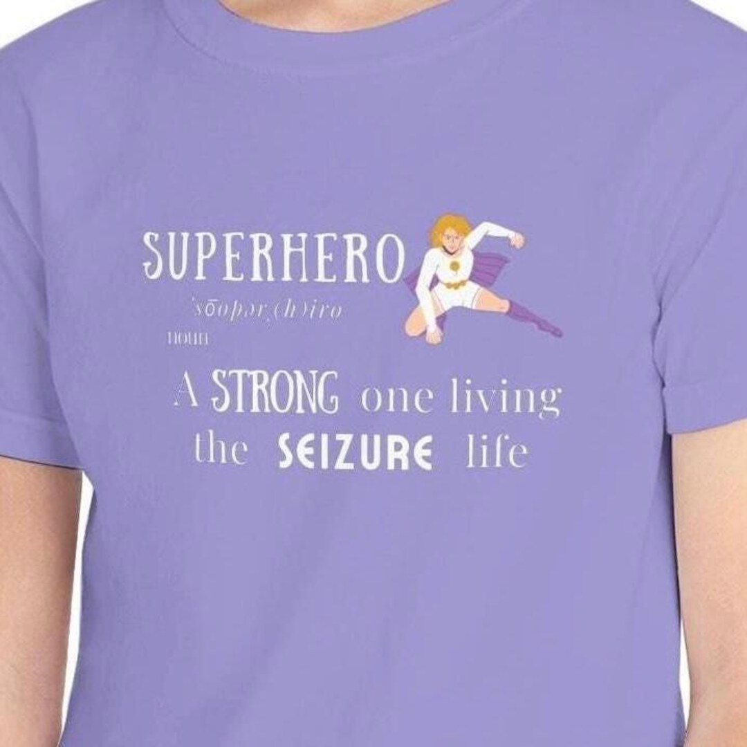 Epilepsy Awareness Shirt for Kids, Epilepsy Shirt for Girl, Superhero ...