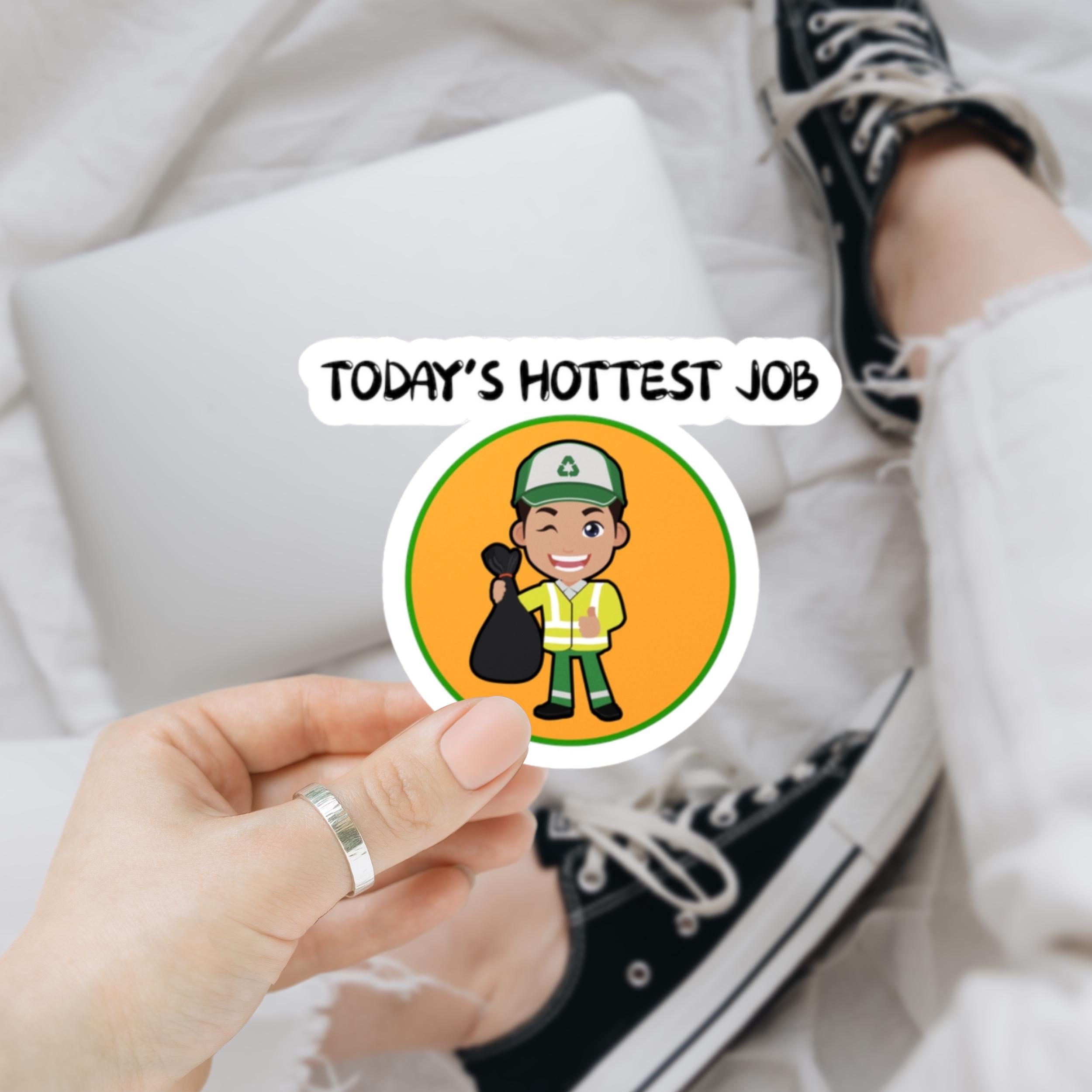 Garbage Man Sticker for Tumbler, Garbage Trump Sticker for Laptop ...