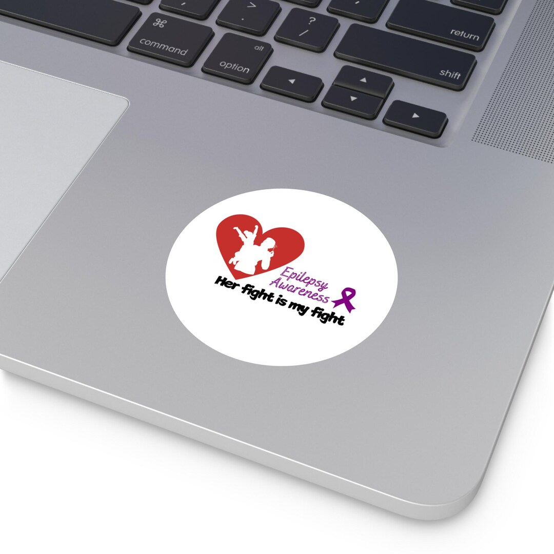 Epilepsy Stickers for Laptop, Her Fight is My Fight Sticker for Cups ...