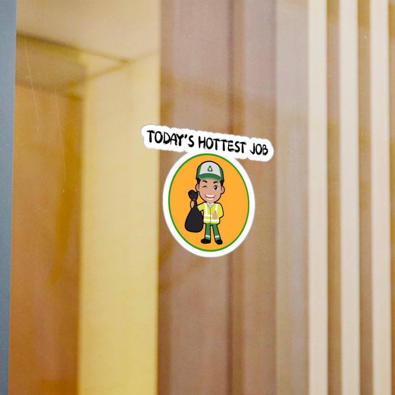 Garbage Man Sticker for Tumbler, Garbage Trump Sticker for Laptop ...