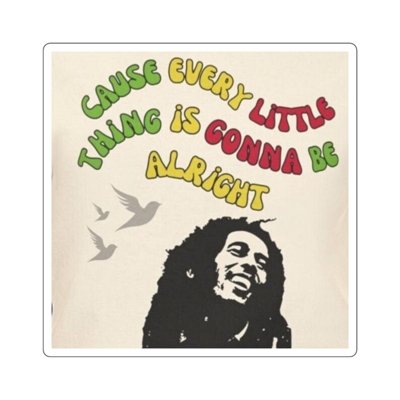 Bob Marley Vinyl Decal/ Sticker for Laptop/ Cell Phone/ Notebook/ Book ...
