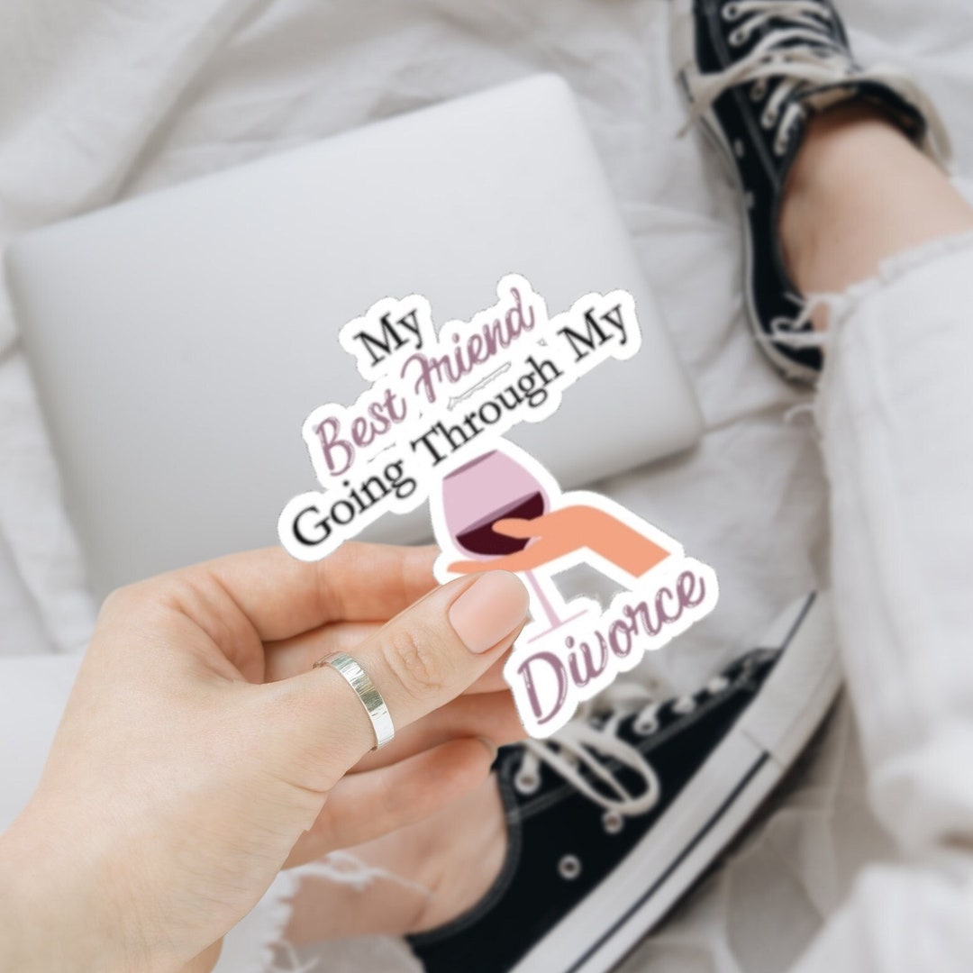Funny Divorce Sticker Divorce Gift for Her Divorce Party - Etsy