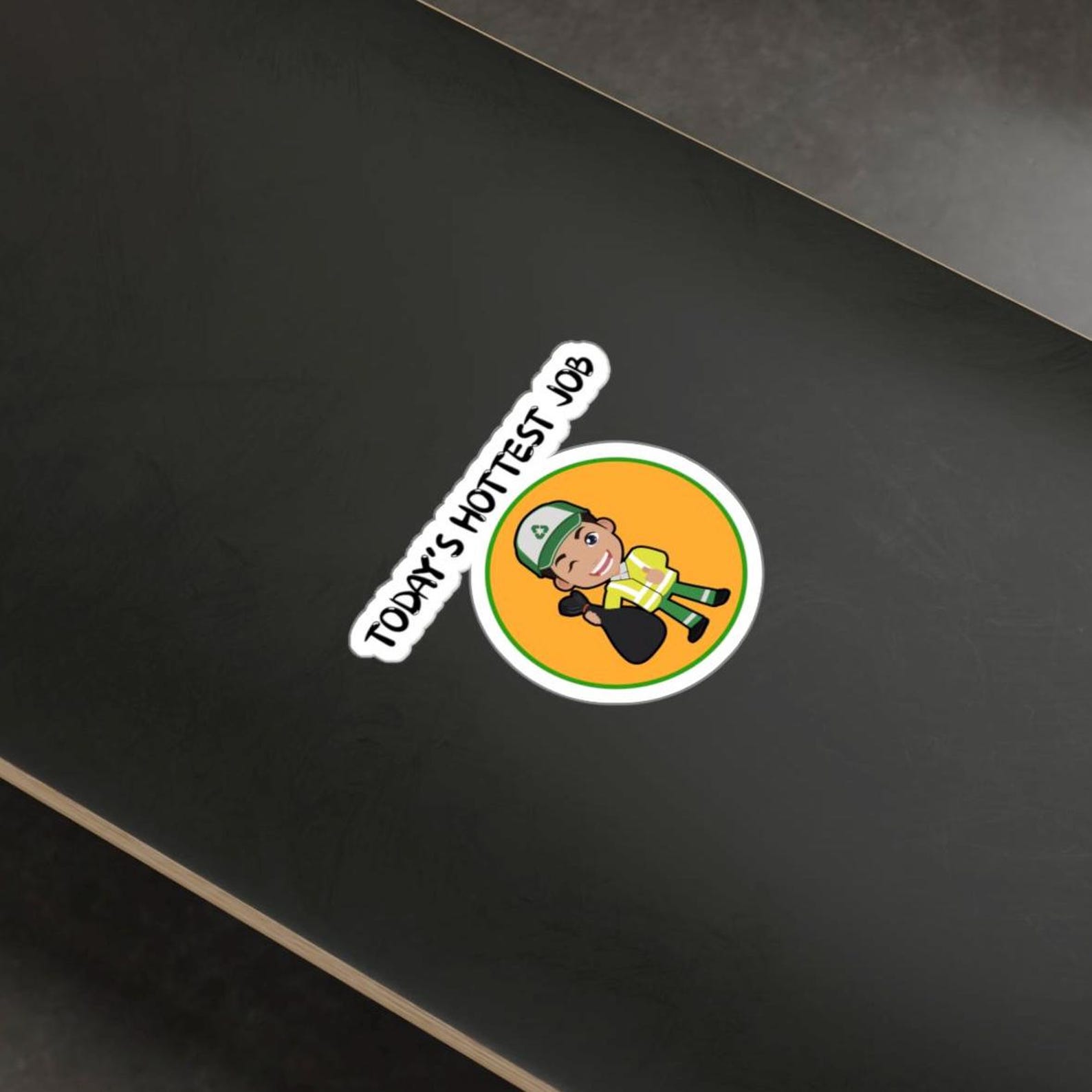 Garbage Man Sticker for Tumbler, Garbage Trump Sticker for Laptop ...