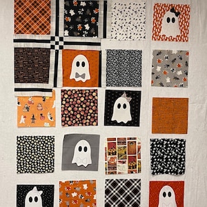 PDF Pattern - A Boo-tiful Halloween Quilt Pattern - PDF Download - Etsy
