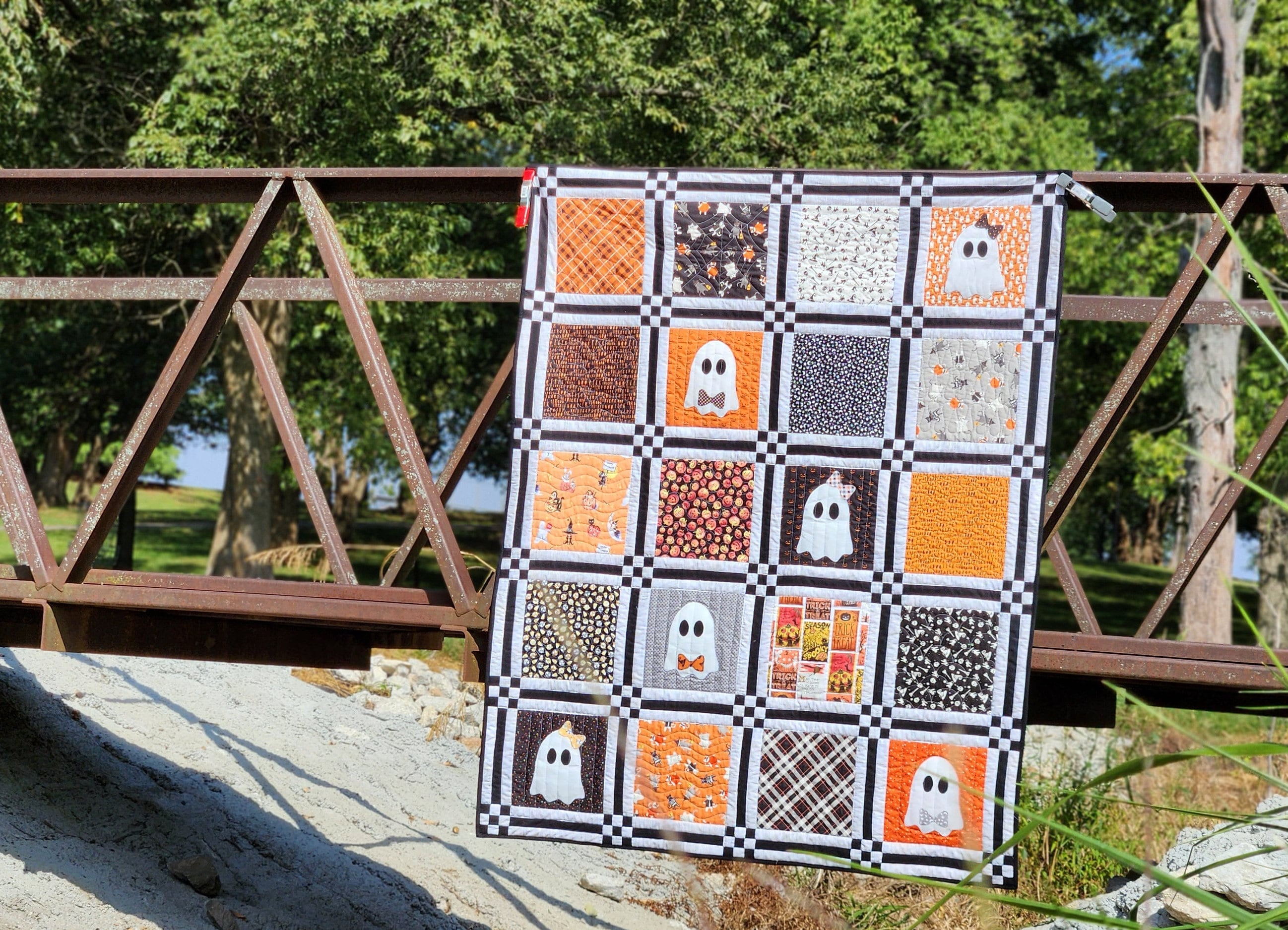PDF Pattern - A Boo-tiful Halloween Quilt Pattern - PDF Download - Etsy