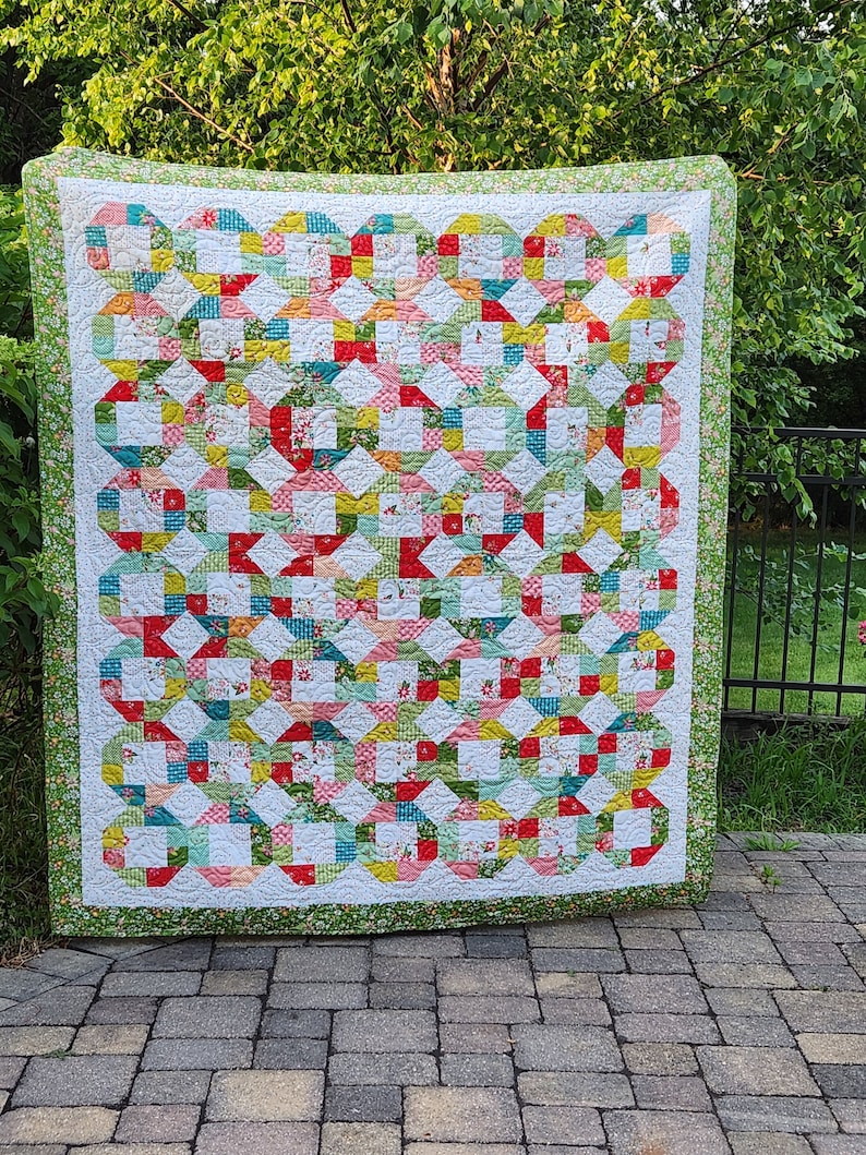 PDF Pattern - Outdoor Oasis Picnic and Beach Quilt Pattern - PDF ...
