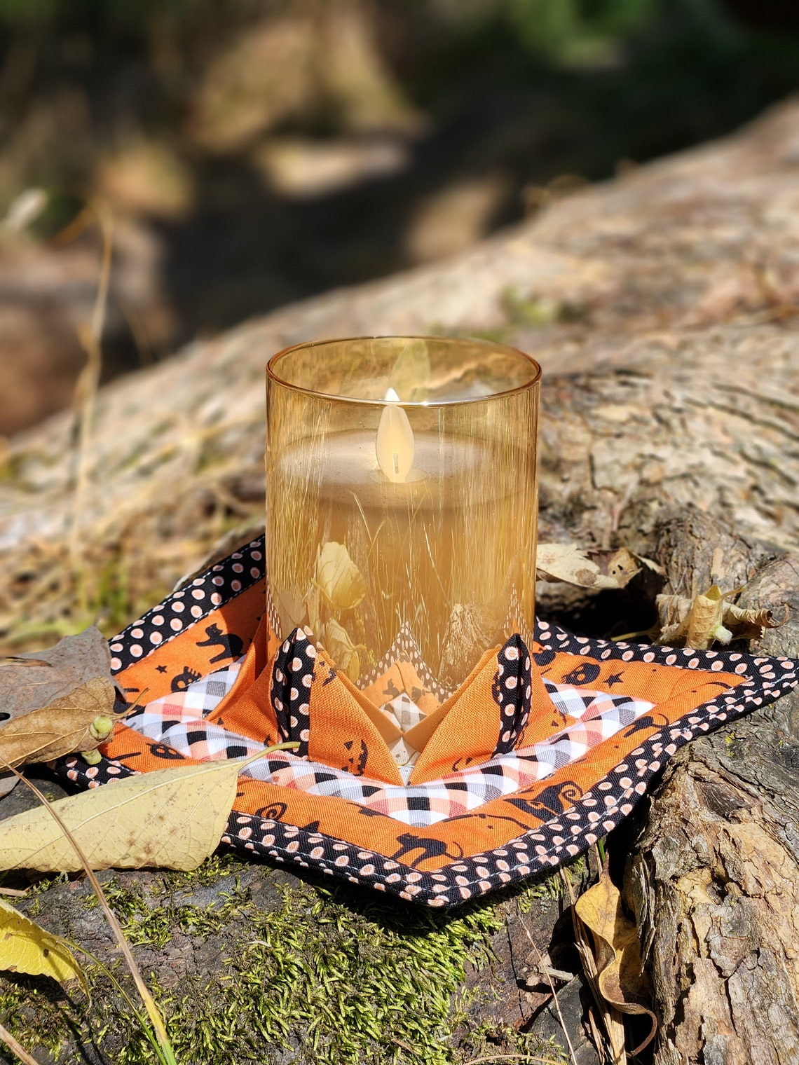 PDF Pattern - Candle Cozy Mat Halloween Quilt Pattern - PDF Download - Etsy
