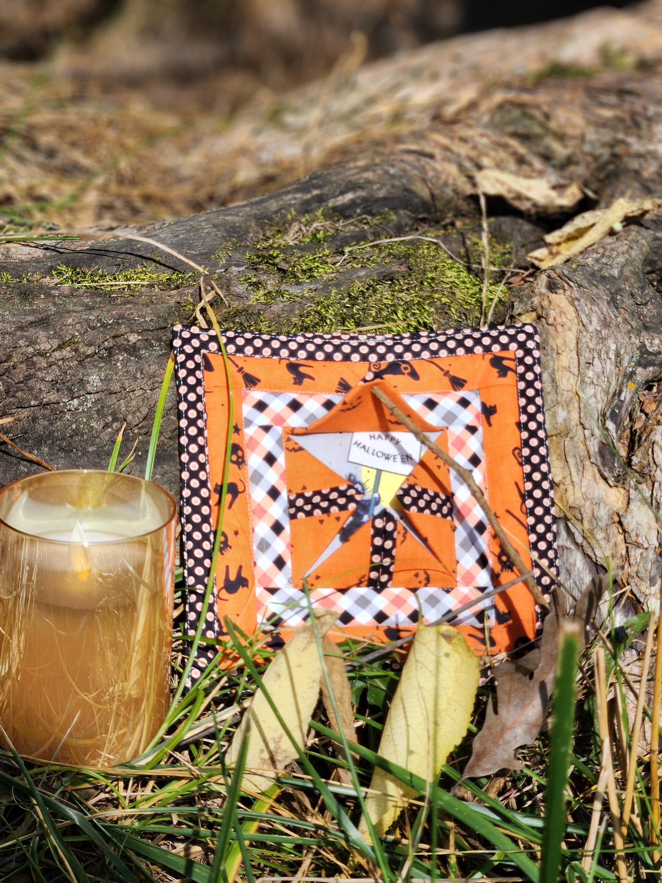 PDF Pattern - Candle Cozy Mat Halloween Quilt Pattern - PDF Download - Etsy