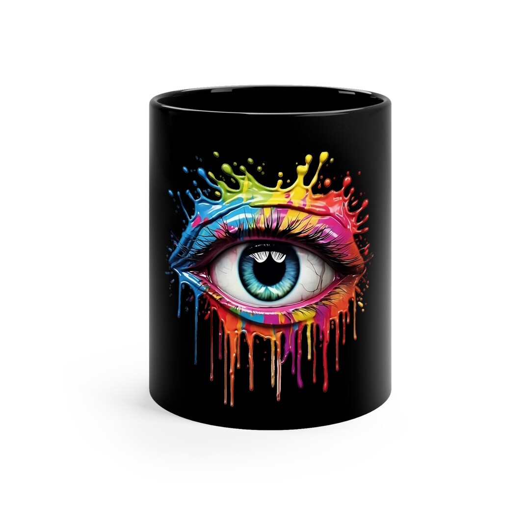 11oz Colorful Realistic Eye - Etsy