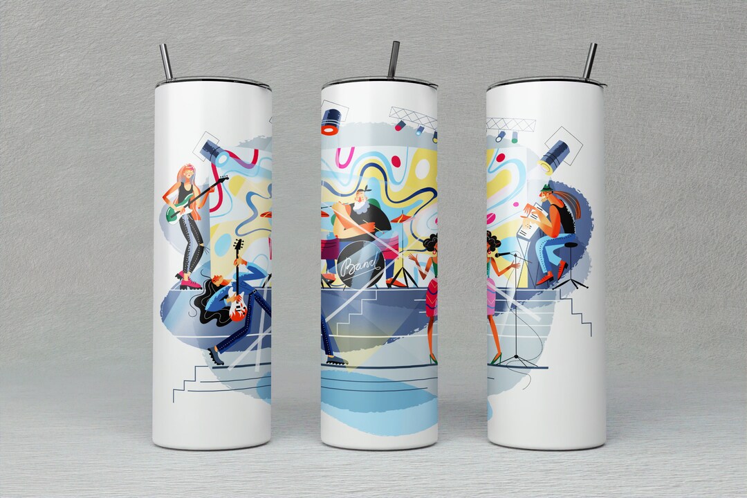 Rock Tumbler Wrap Design 30oz PNG 20oz Skinny Tumble Design - Etsy