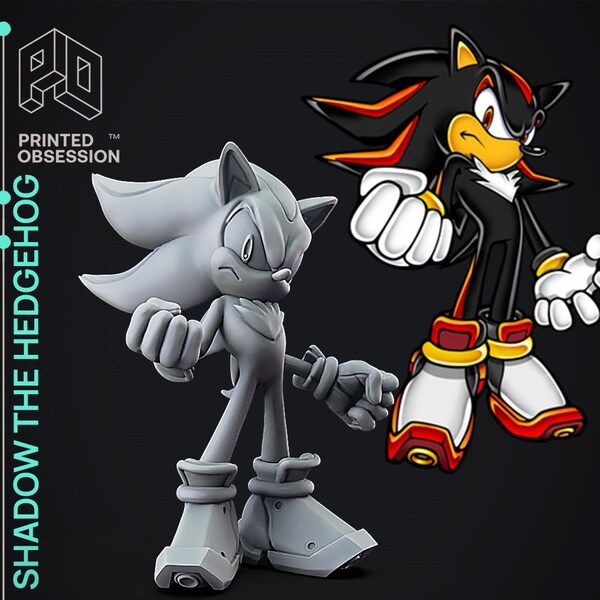 Shadow the Hedgehog Stl - Etsy