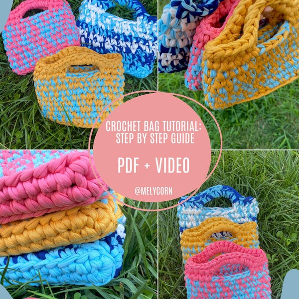 Crochet Bag Tutorial - Etsy