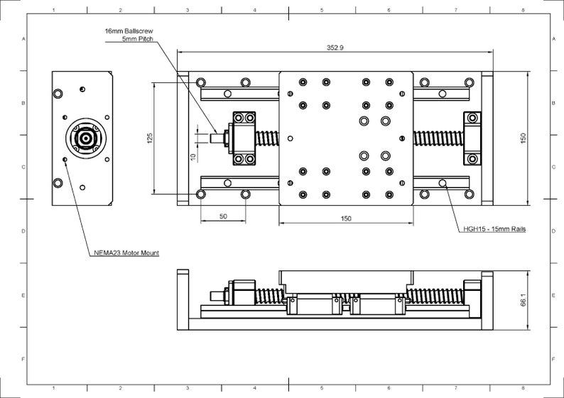 DIY CNC X Y Z Axis Linear Stage Slide Kit 6.5" Travel for Mill / Router US Made - Etsy