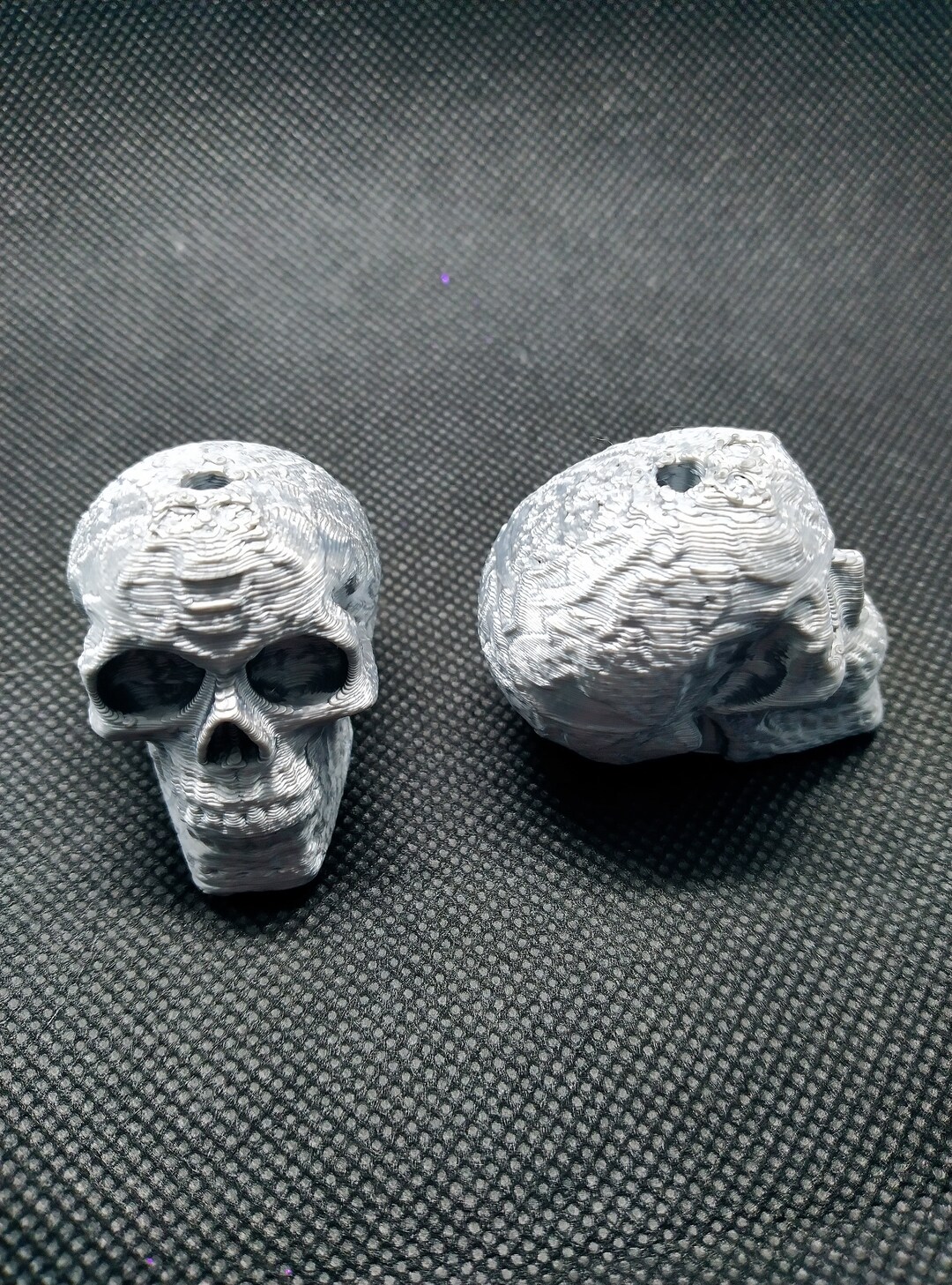 3D Printed Icy Silver Celtic Skull Pull Handle - Etsy