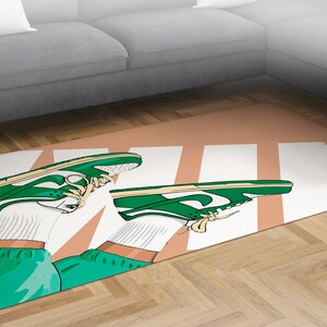 Sneakerhead Rug, Sneaker Design Rug, Sneaker Cabinet Rug, Hypebeast Rug ...