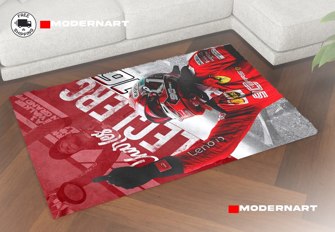 Charles Leclerc Rug Formula 1 Rug F1 Formula1 Rug Motor - Etsy