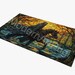 Middle Earth Rug Black Riders of the Nine Cotton MTG Rug Carpet 4 X 6 ...