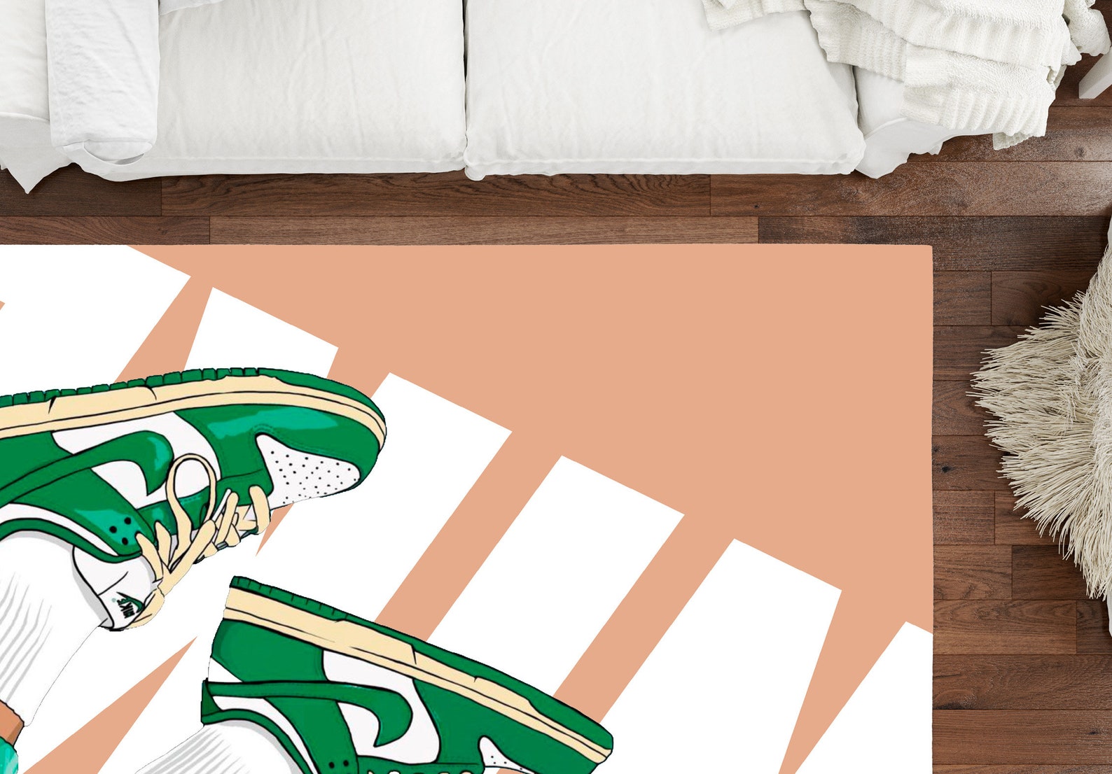 Sneakerhead Rug, Sneaker Design Rug, Sneaker Cabinet Rug, Hypebeast Rug ...