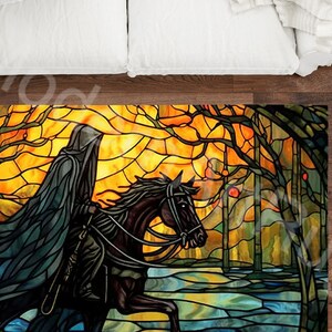 Middle Earth Rug Black Riders of the Nine Cotton MTG Rug Carpet 4 X 6 ...