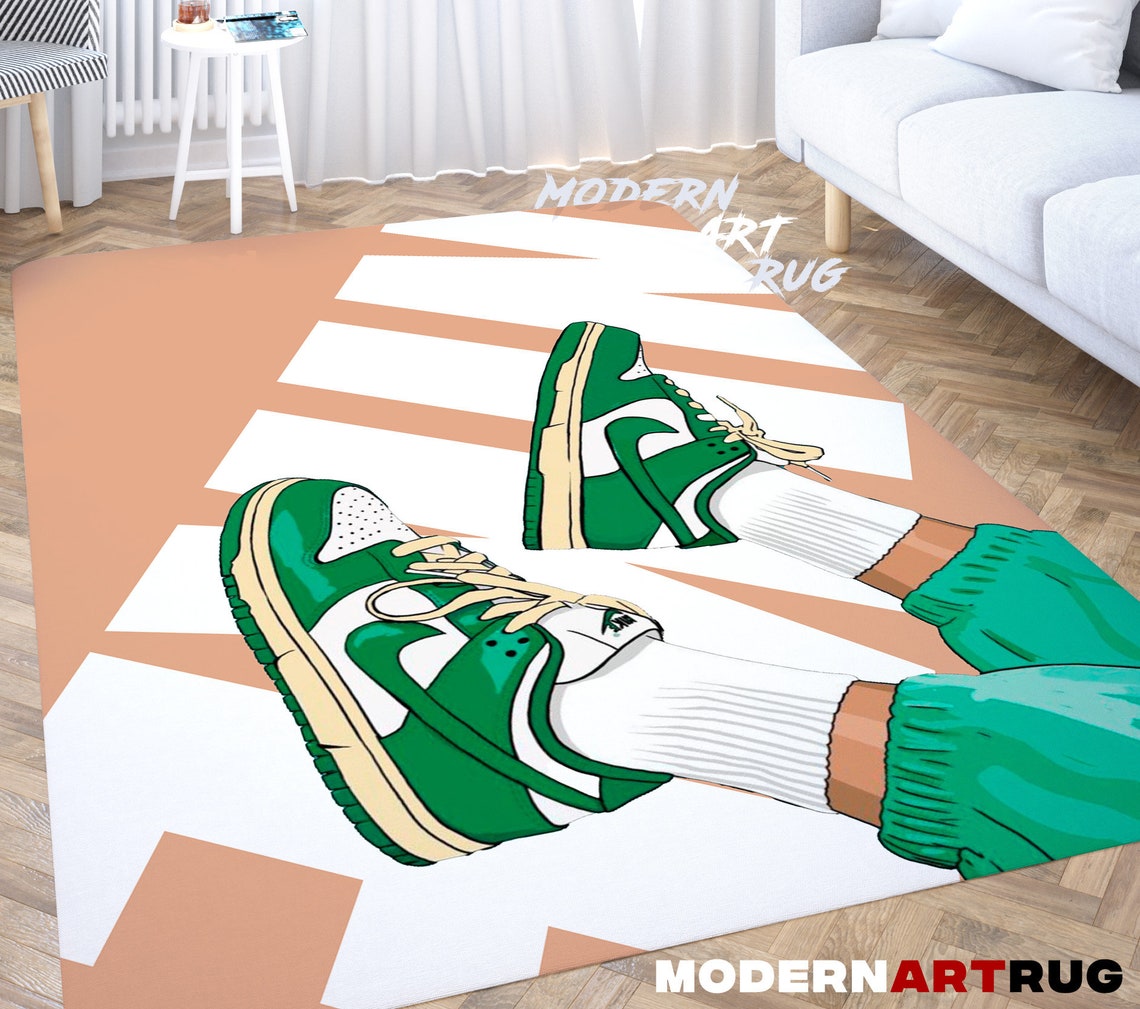 Sneakerhead Rug, Sneaker Design Rug, Sneaker Cabinet Rug, Hypebeast Rug ...
