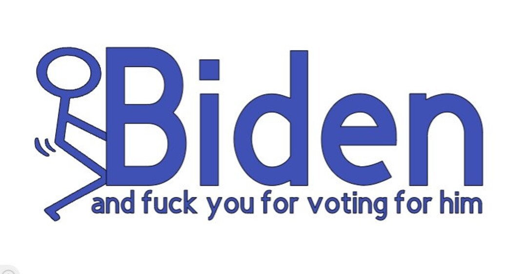 F Biden Decal SVG - Etsy