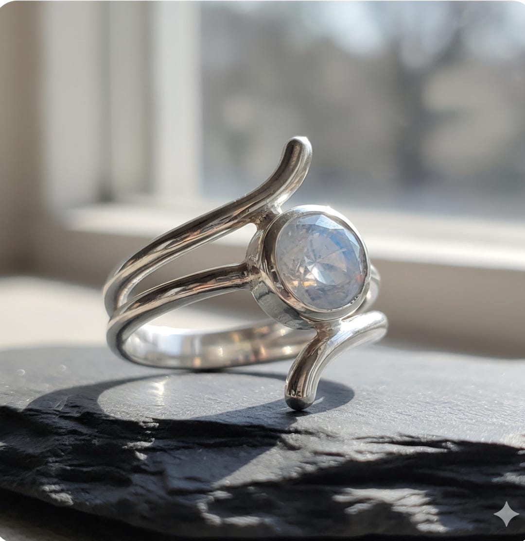 The "duet," Turned Double Shank Ring - Etsy