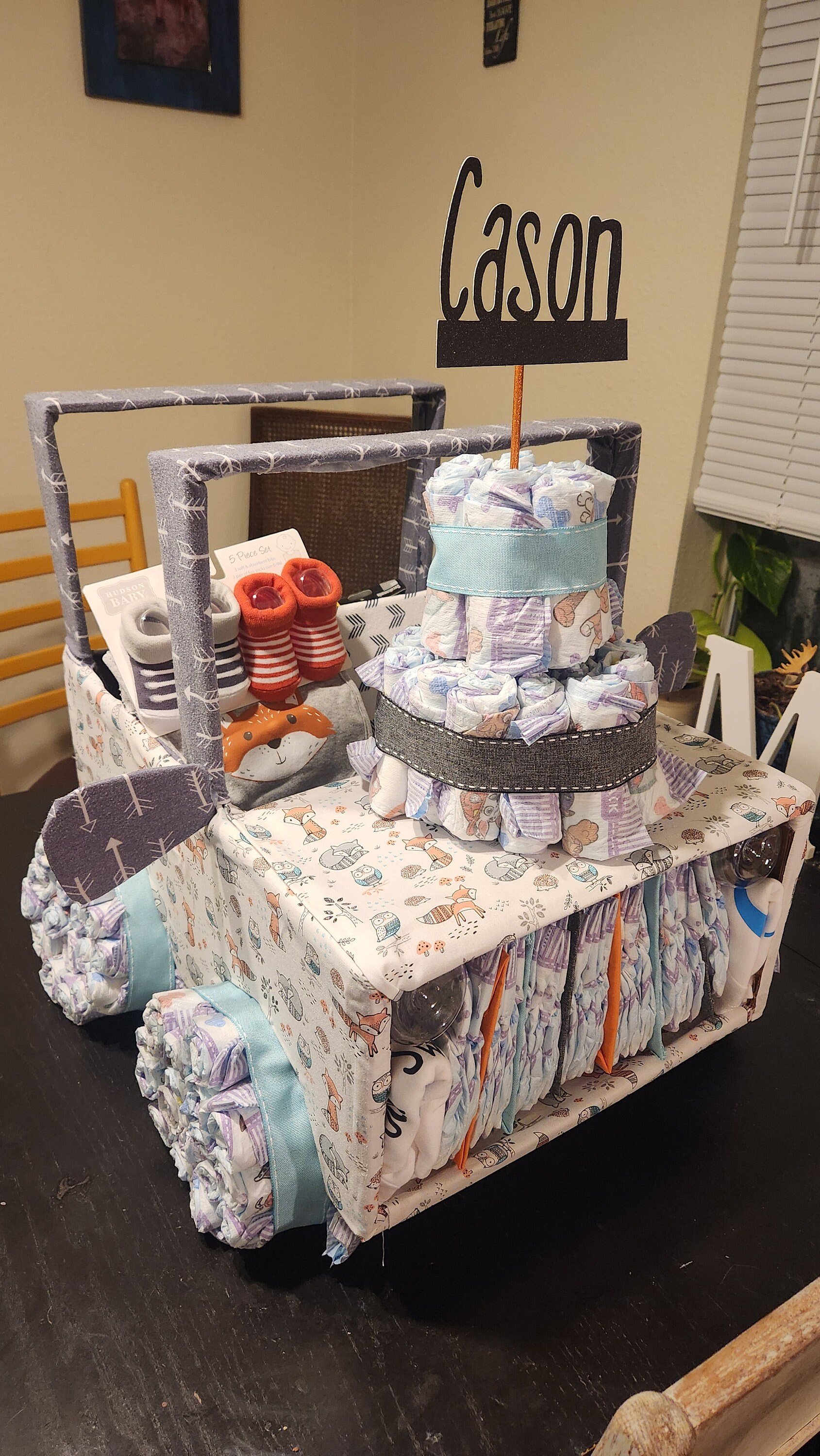 Jeep Diaper Cake - Etsy