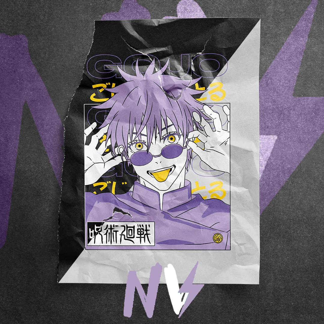 Vector Jujutsu Kaisen Satoru Gojo - Etsy