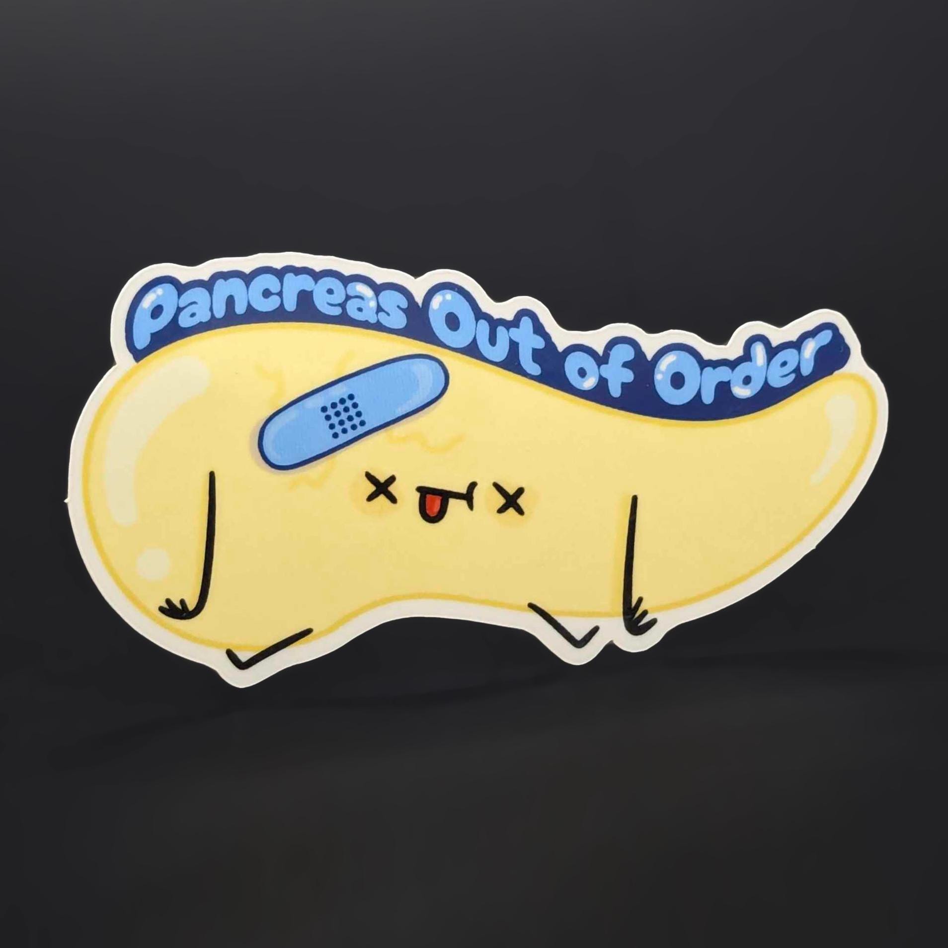 Pancreas Vinyl Sticker | Chronic Illness | Diabetes | Autoimmune ...