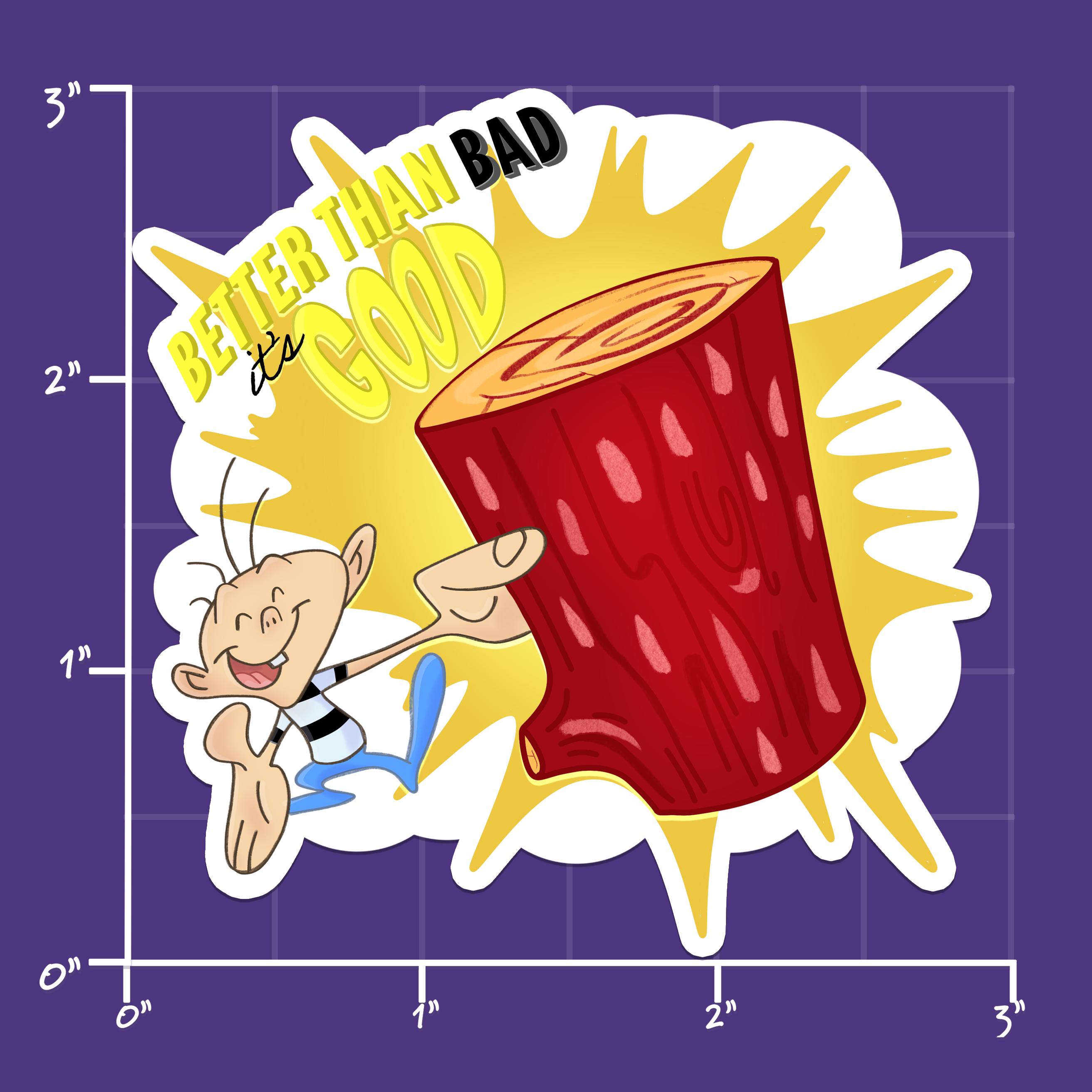 Ren and Stimpy - Log Vinyl Sticker - Etsy