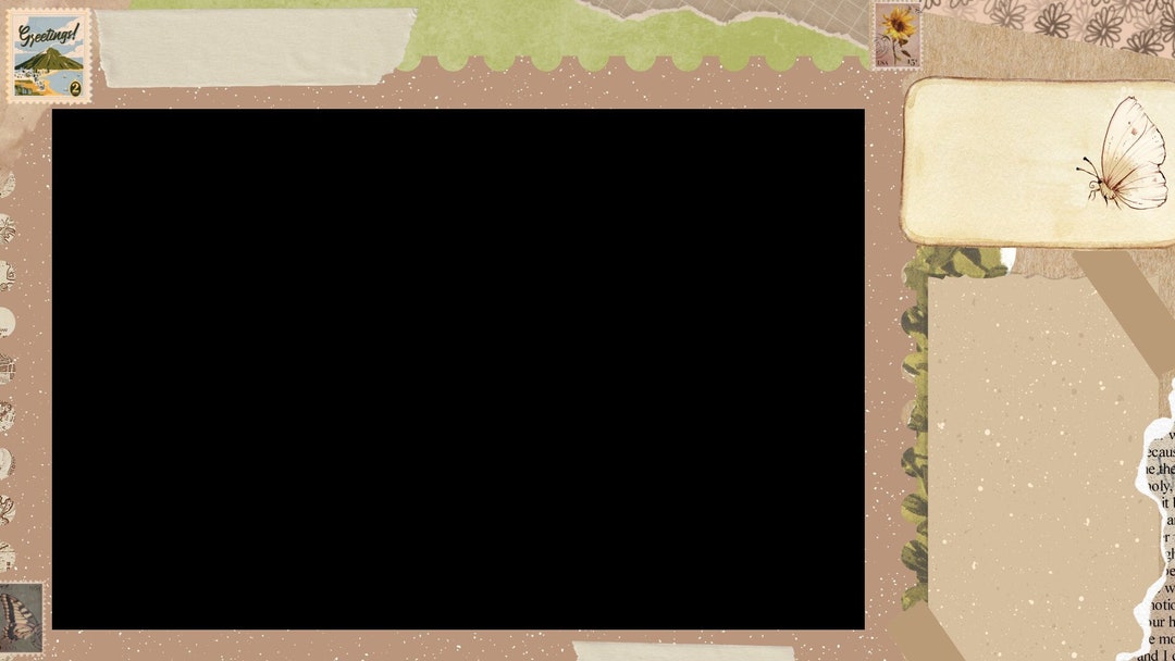 Scrapbook Themed Twitch Overlay Package - Etsy