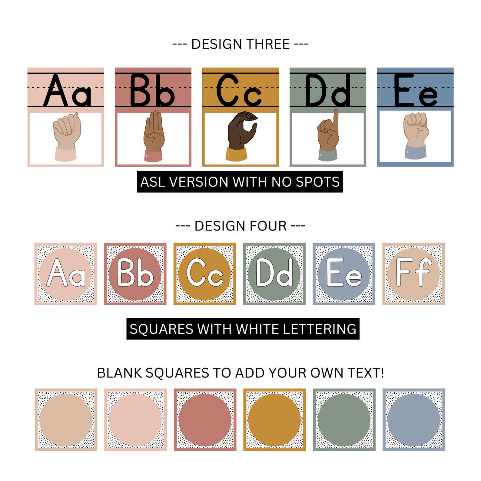 Boho Rainbow Alphabet Posters, Boho Classroom Decor, Boho Spotty ABC ...