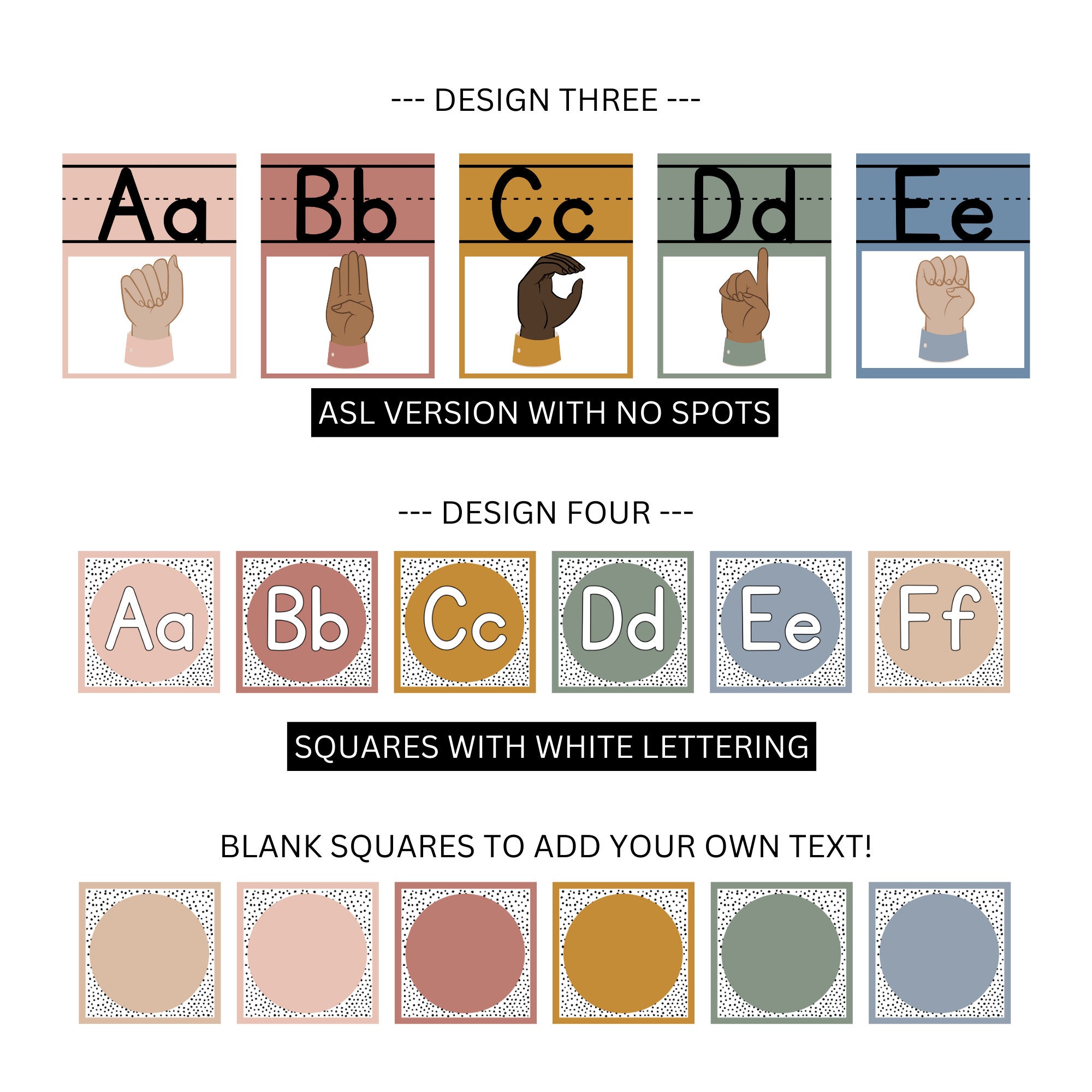 Boho Rainbow Alphabet Posters, Boho Classroom Decor, Boho Spotty ABC ...