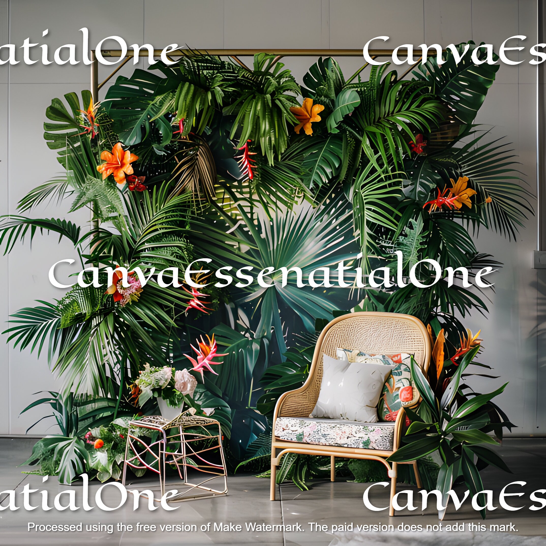 Luxury Tropical Backdrop Set: 22 Digital Overlays - Etsy