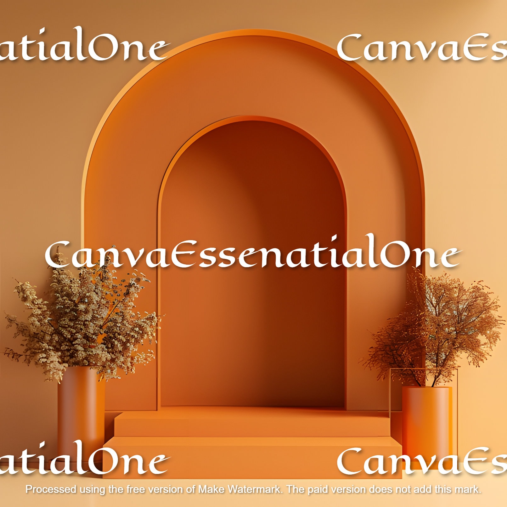 17 Luxury Orange Minimal Arch Backdrop Set, Luxury Backdrop, Luxury ...