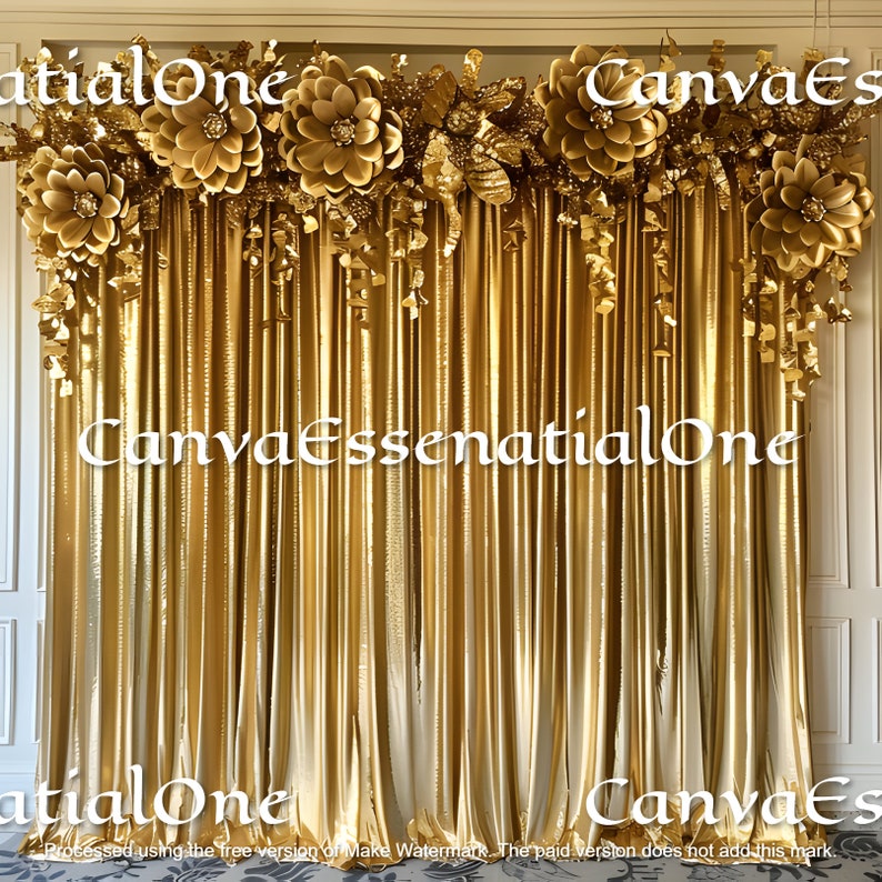 Luxury Gold Backdrop Set: Elegant Photo Overlays (digital Download) - Etsy