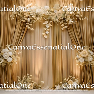 Luxury Gold Backdrop Set: Elegant Photo Overlays (digital Download) - Etsy