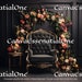 Black Floral Backdrop: 22 Luxury Minimalist Overlays (digital ...